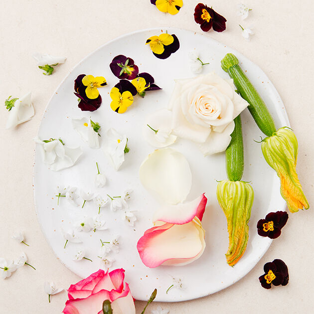 Les fleurs comestibles subliment nos assiettes