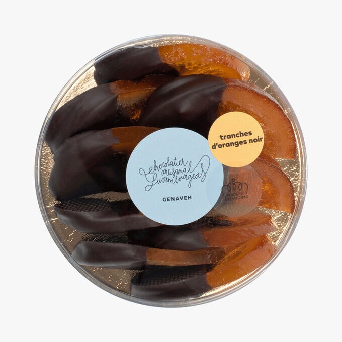 Tranches d'oranges au chocolat noir - Genaveh