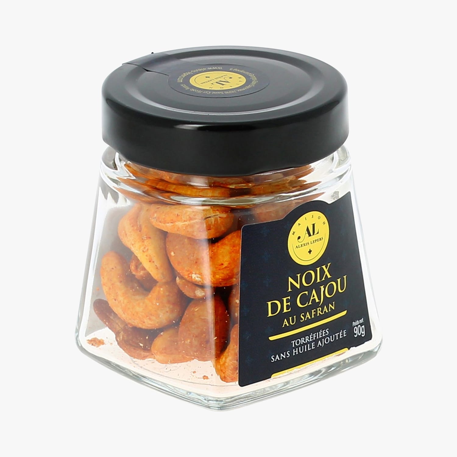 Noix de cajou torréfiées au safran - Maison Alexis Lepers