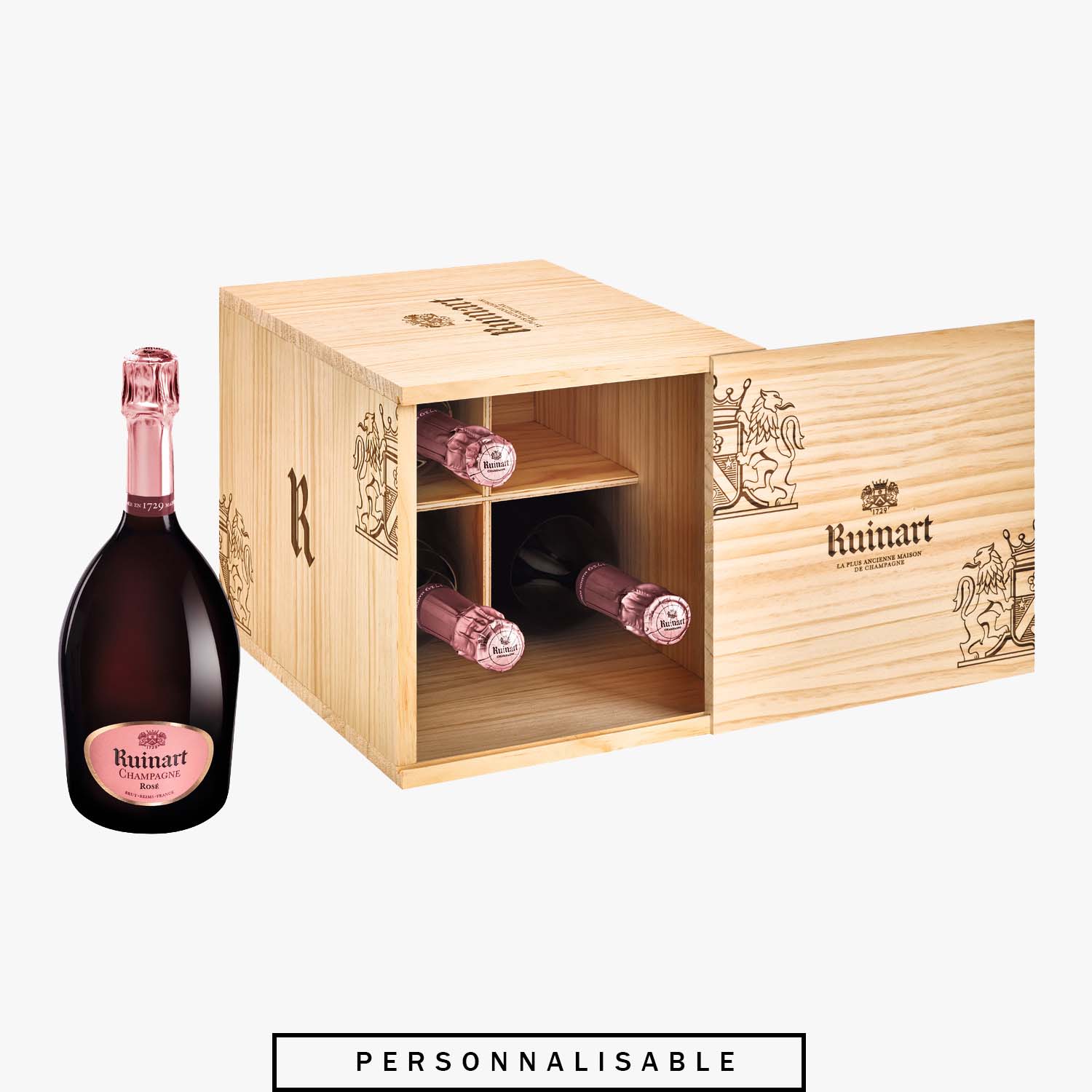Caisse-Cave Champagne Ruinart Brut Rosé - Ruinart