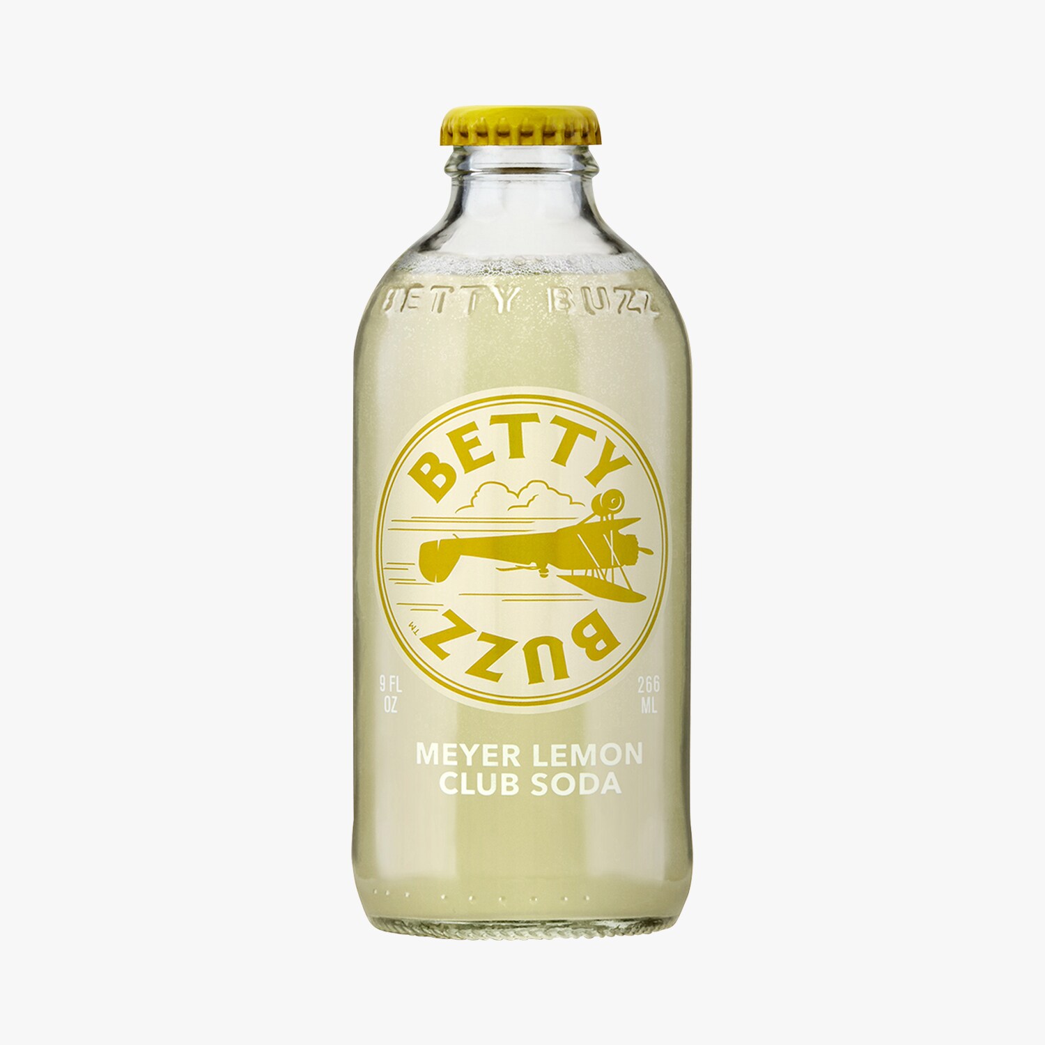 Meyer lemon club soda - Boisson gazéifiée au jus de citron - Betty Buzz