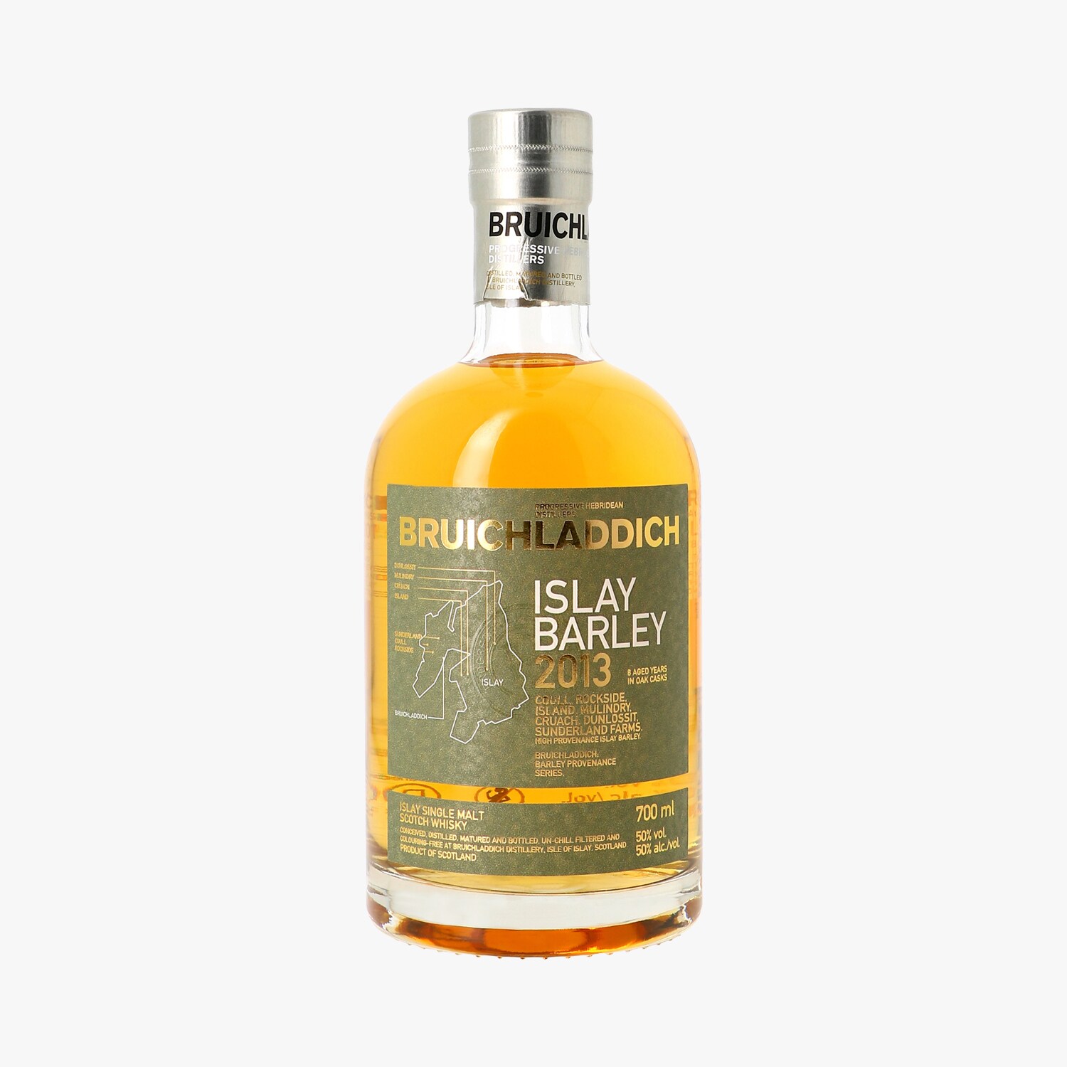 Bruichladdich, Whisky Islay Barley, 2013, 8 ans d'âge, sous coffret ...