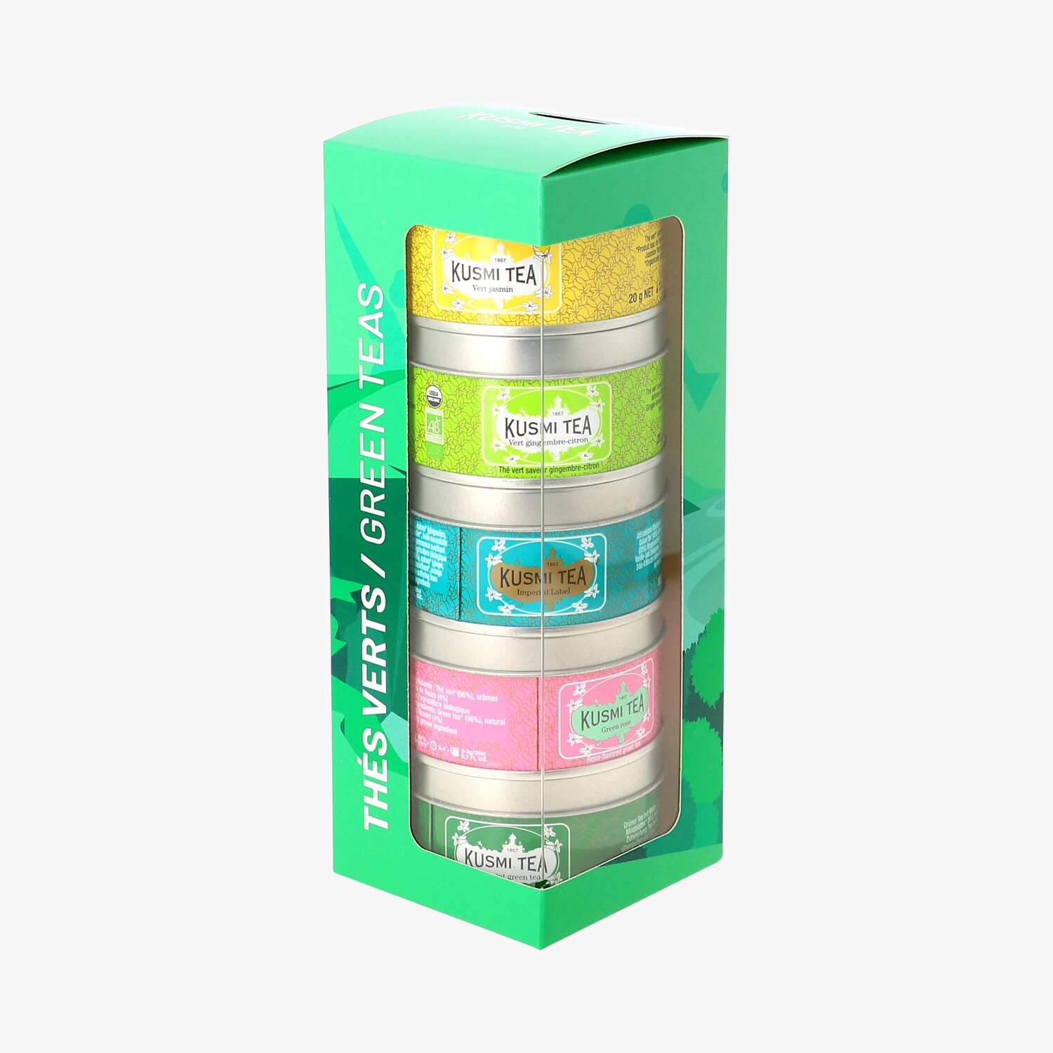 Coffret bio les thés verts - Kusmi Tea