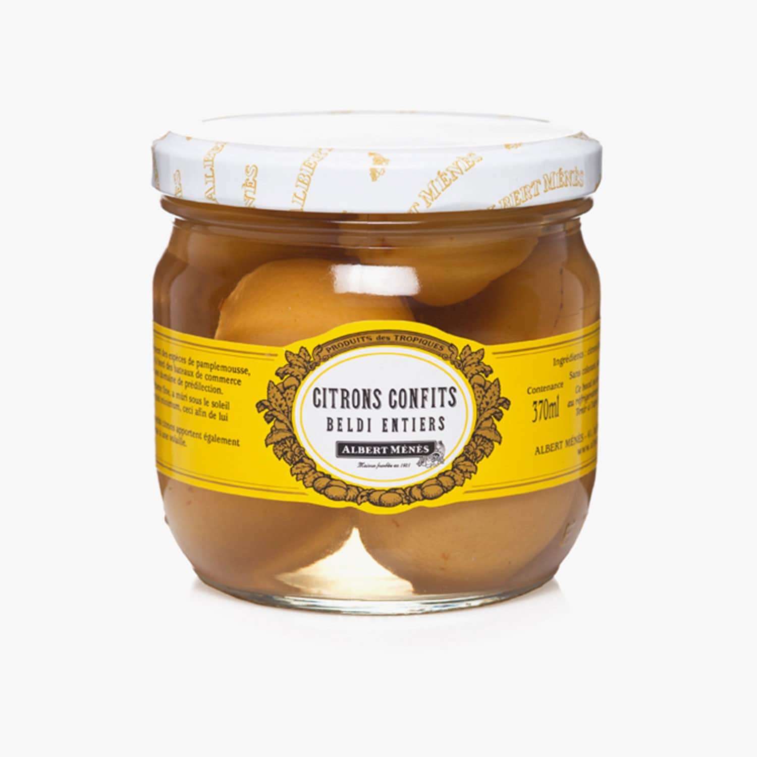 Citrons Confits Beldi Entiers - Albert Ménès