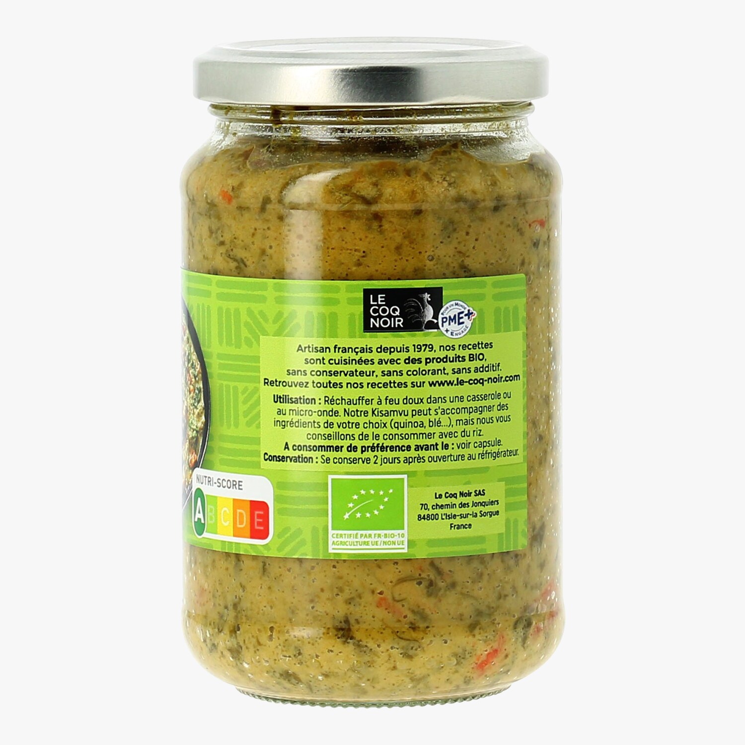 Tanzanie kisamvu mijoté d'épinard coco et cacahuète - Le Coq Noir