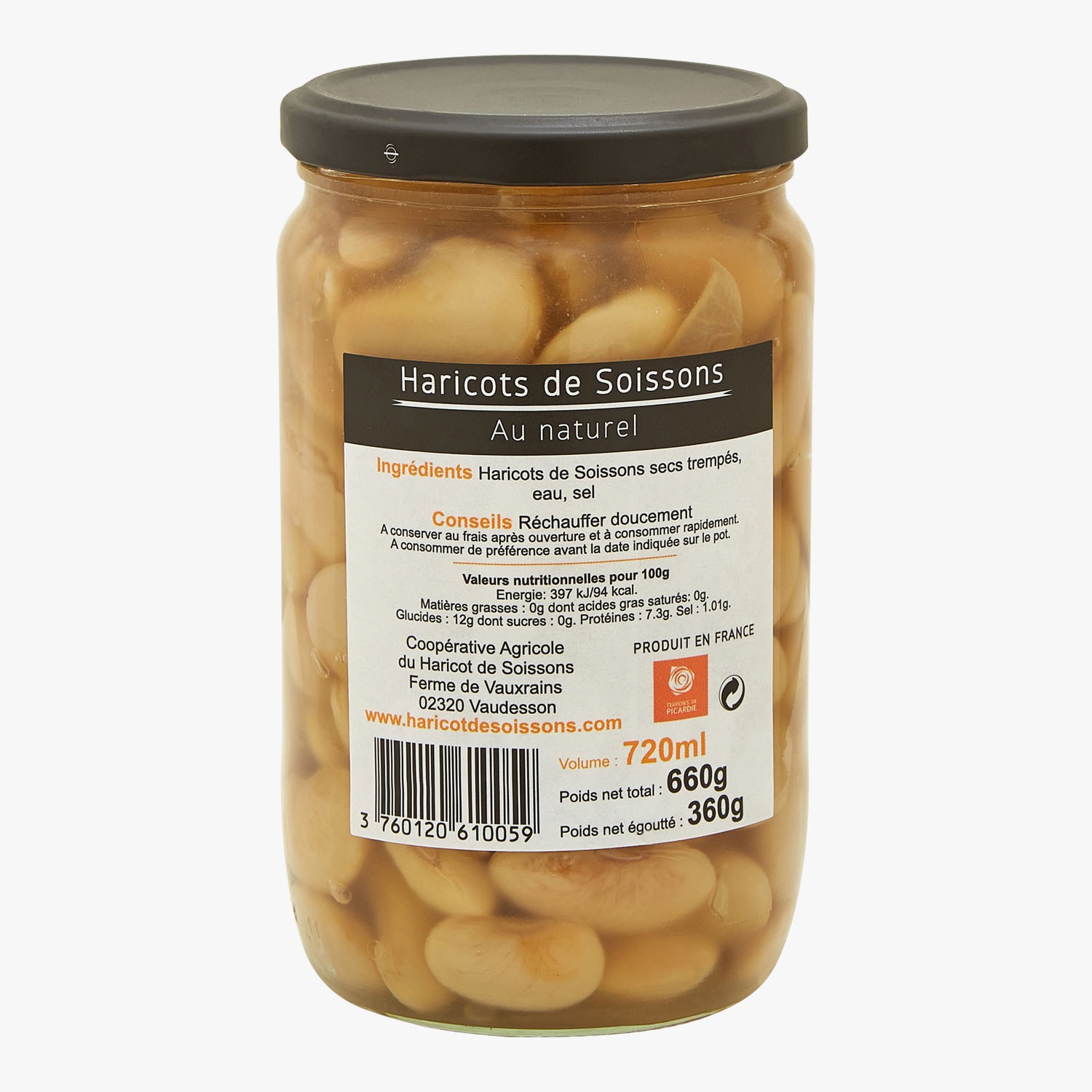 Le véritable haricot de Soissons au naturel - Haricot de Soissons