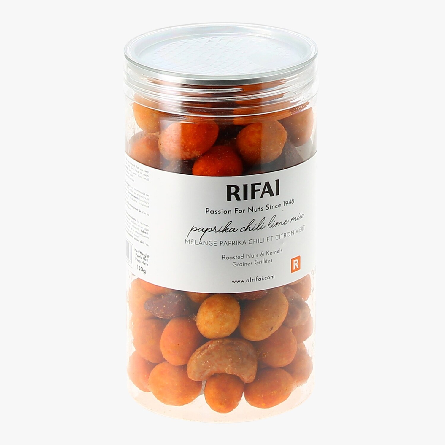 Mélange de graines grillées - Paprika Chili et Citron Vert - Rifai