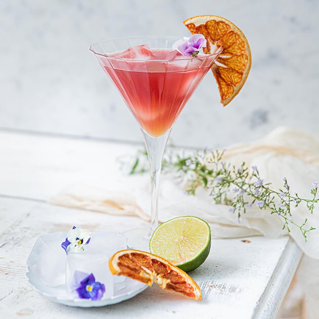 Recette - Cocktail estival, gin & hibiscus | La Grande Épicerie