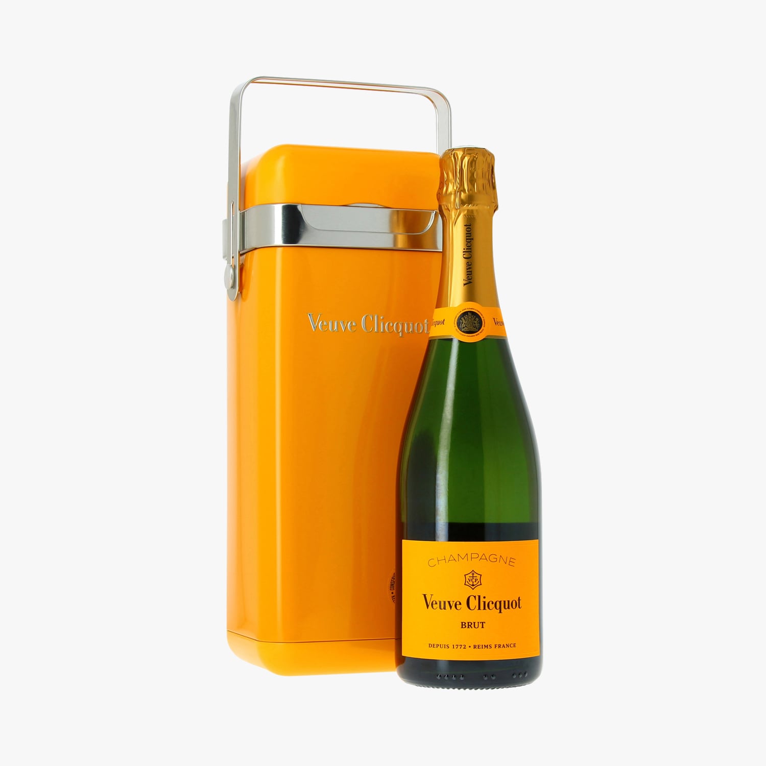 Champagne Veuve Clicquot Cooler, Carte Jaune, brut, sous coffret ...
