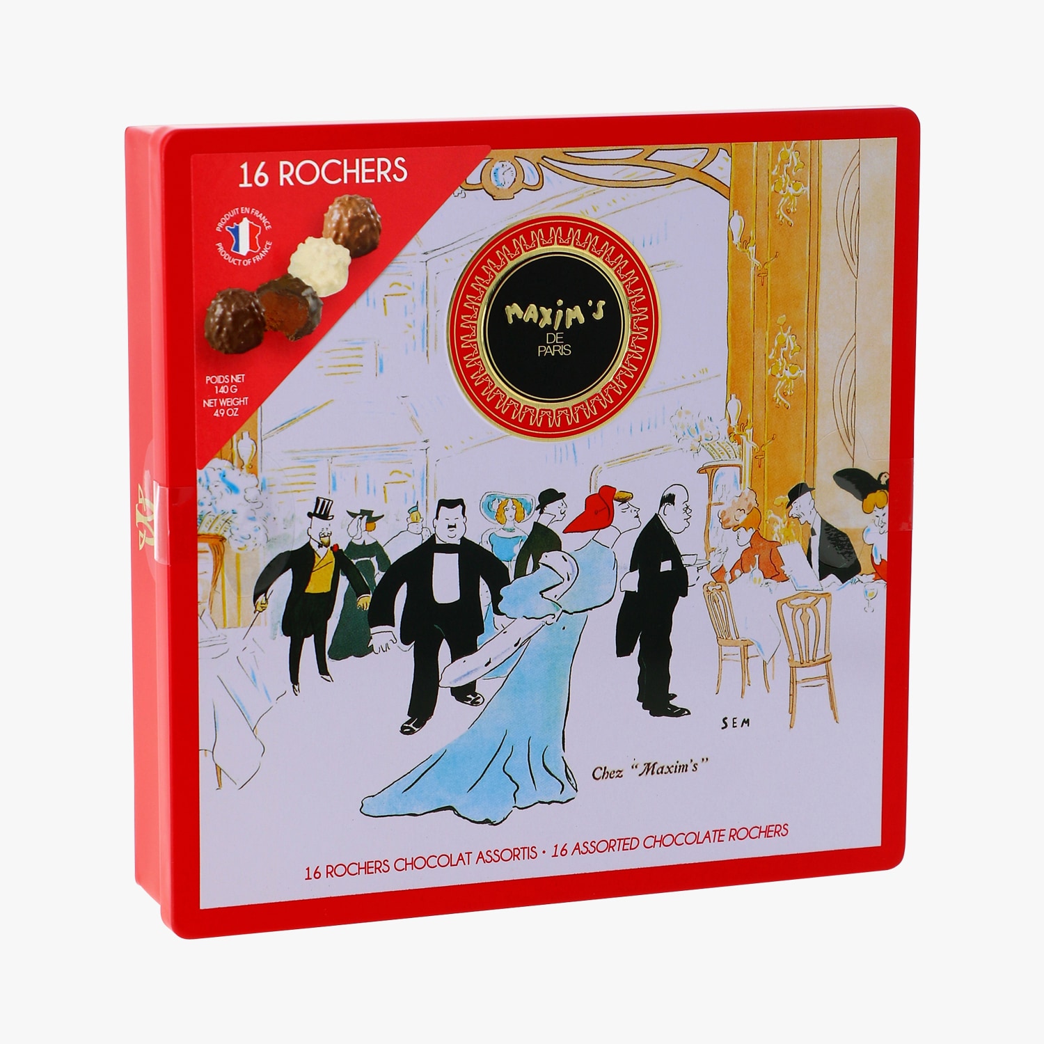 16 rochers chocolat assortis - Maxim’s de Paris