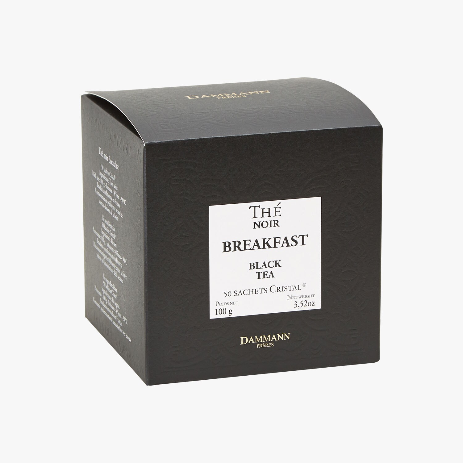 Thé noir Breakfast - Boîte de 50 sachets - Dammann Frères