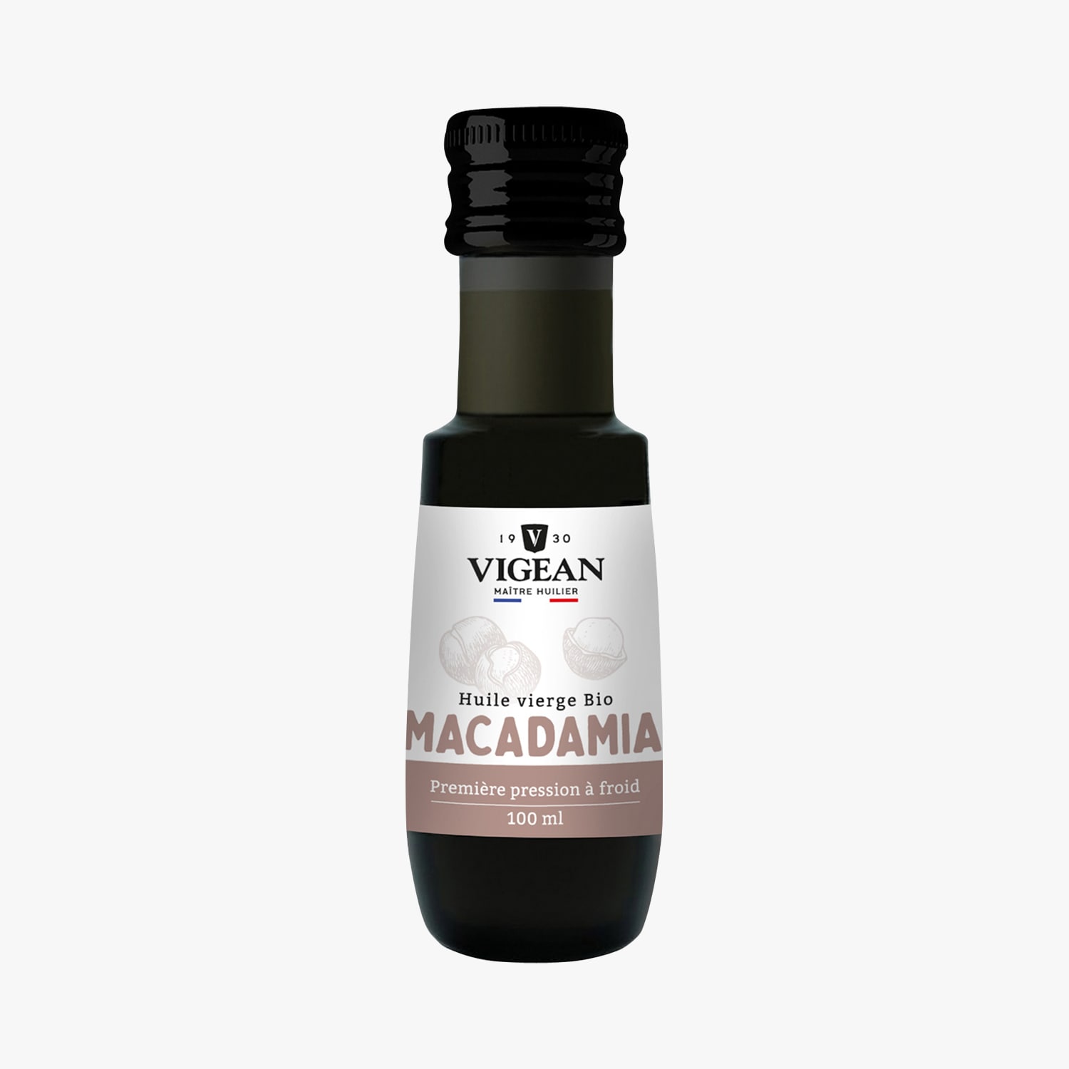 Huile vierge bio macadamia - Vigean