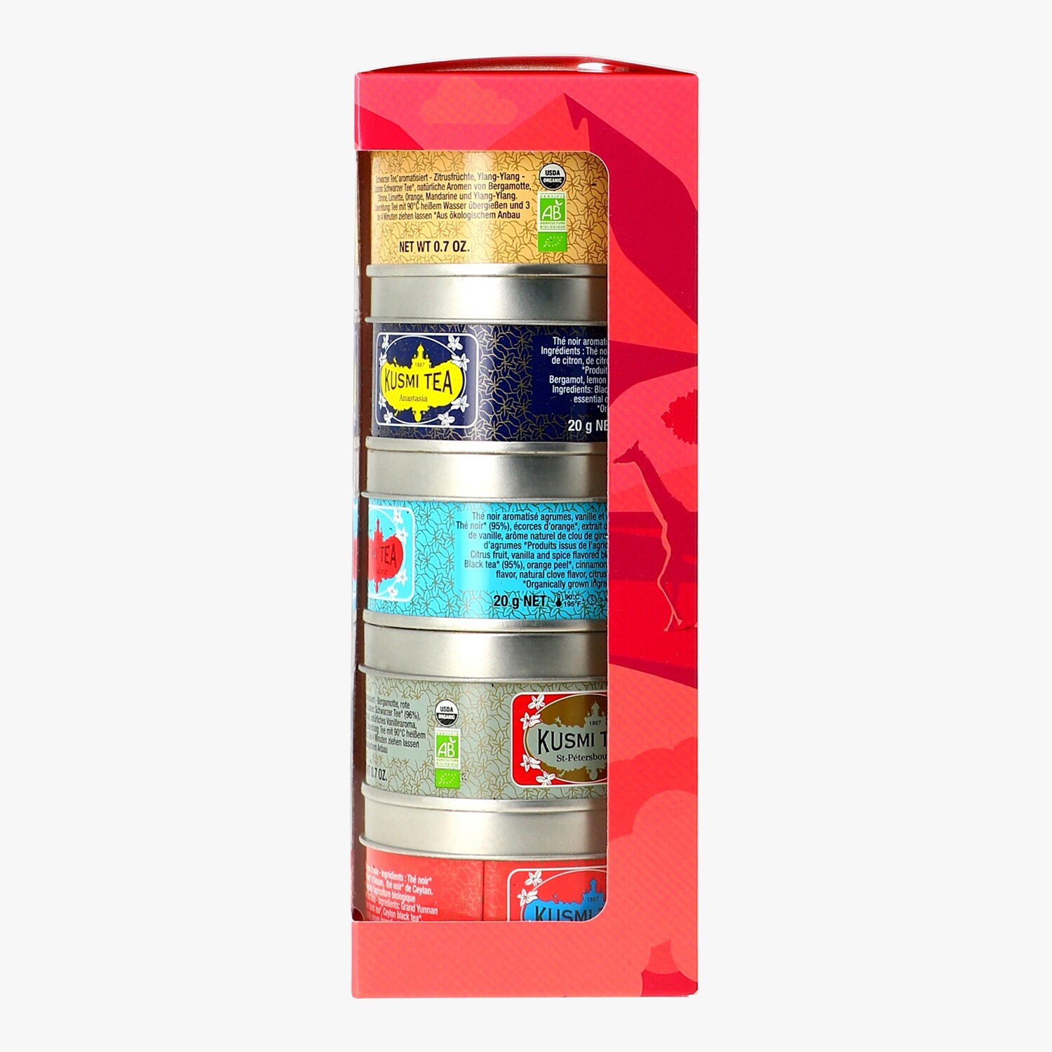 Coffret bio les thés noirs - Kusmi Tea