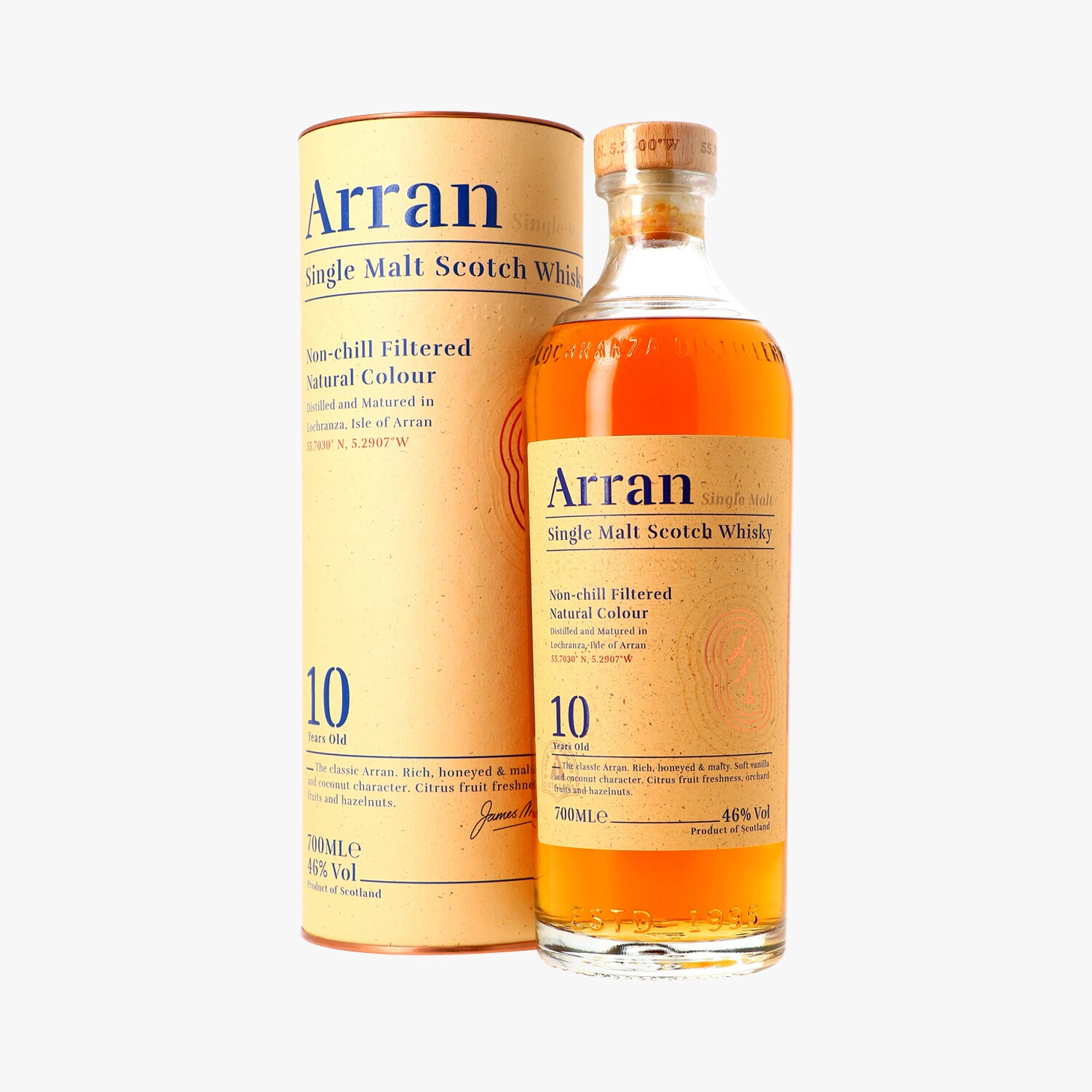 Whisky Arran, single malt, 10 years old - Arran